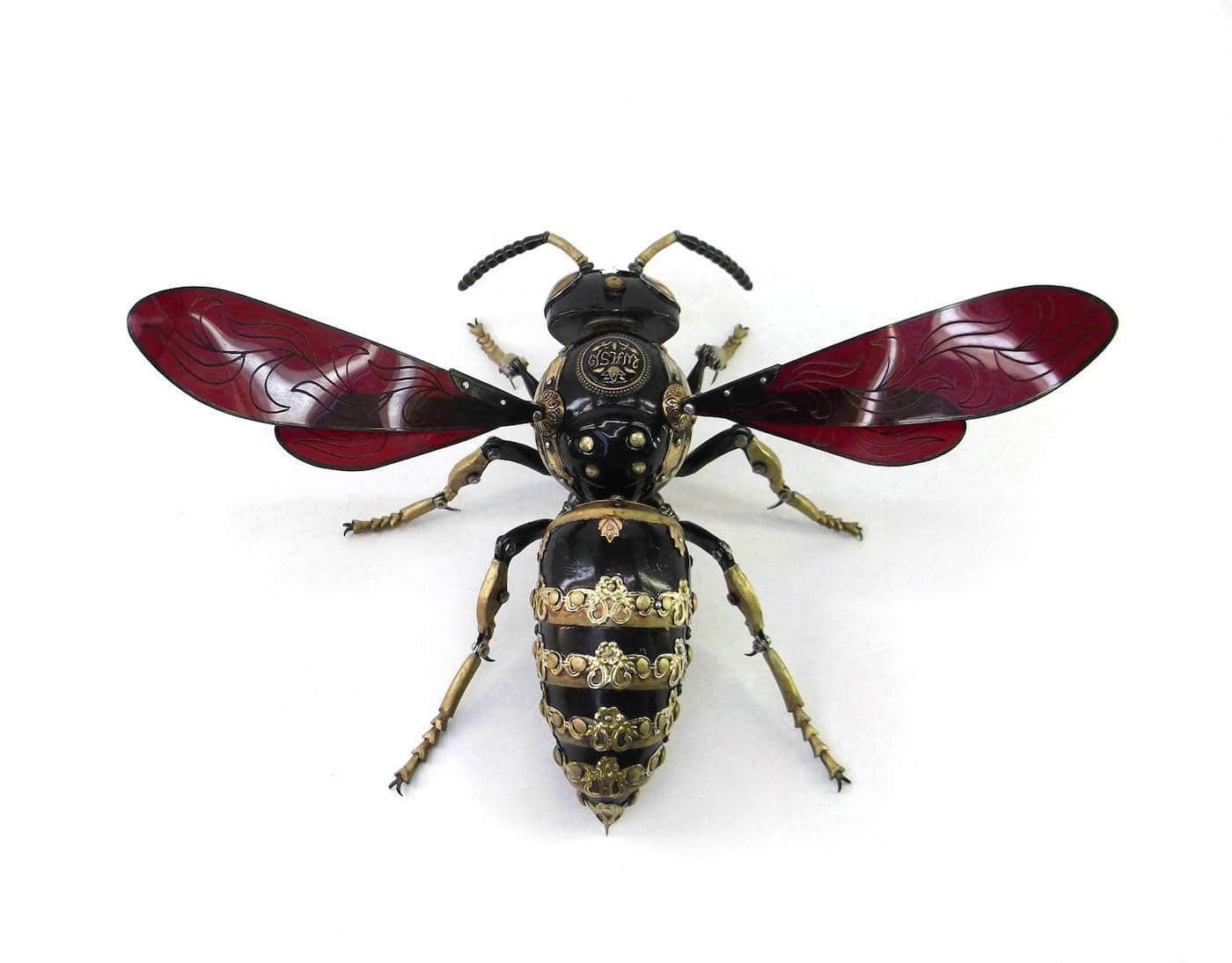 Russian Artist Creates Beautiful Steampunk Articulated Animals ...