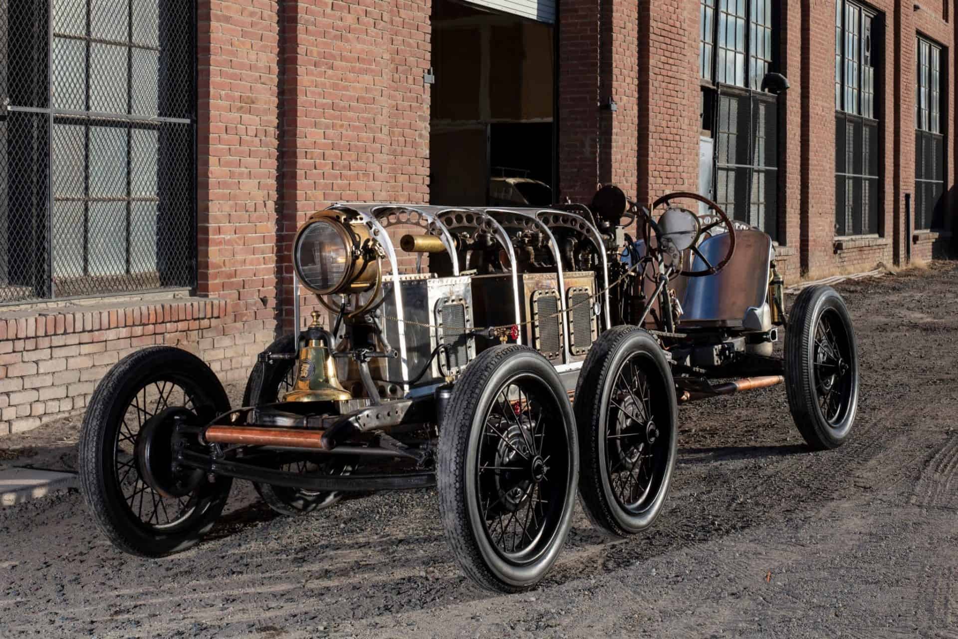 This Six-wheel Steam-Powered Boattail Roadster Is A Carefully Crafted ...