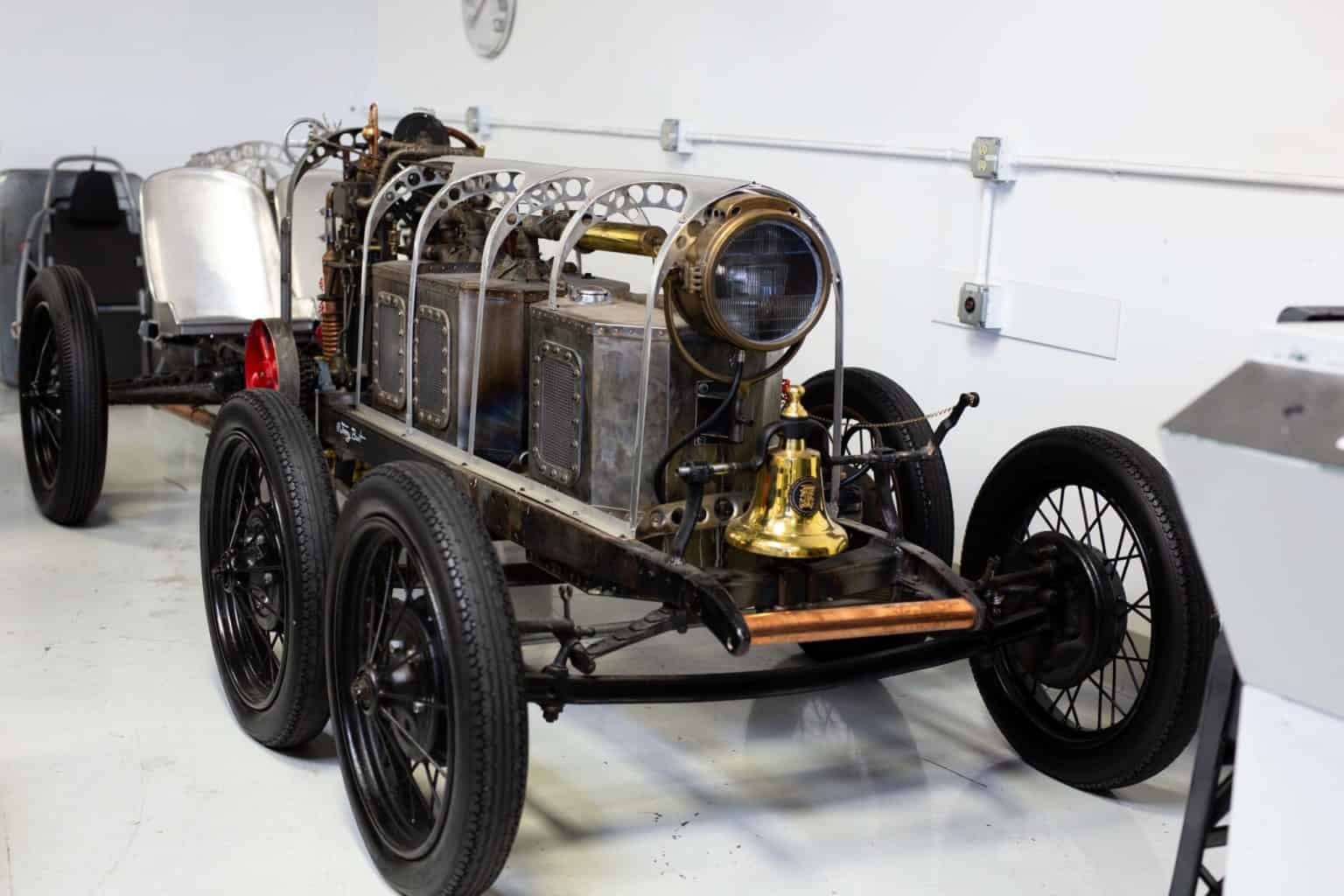 This Six-wheel Steam-Powered Boattail Roadster Is A Carefully Crafted ...