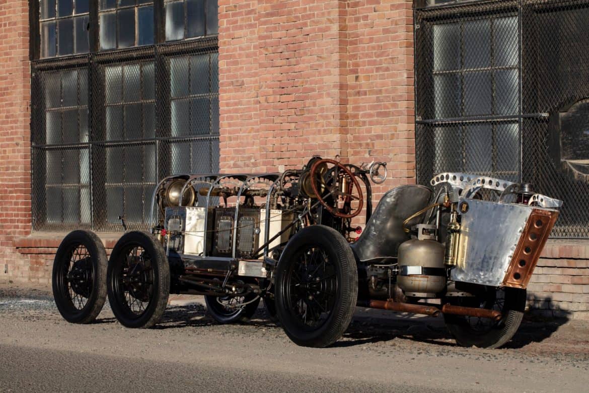 This Six-wheel Steam-Powered Boattail Roadster Is A Carefully Crafted ...